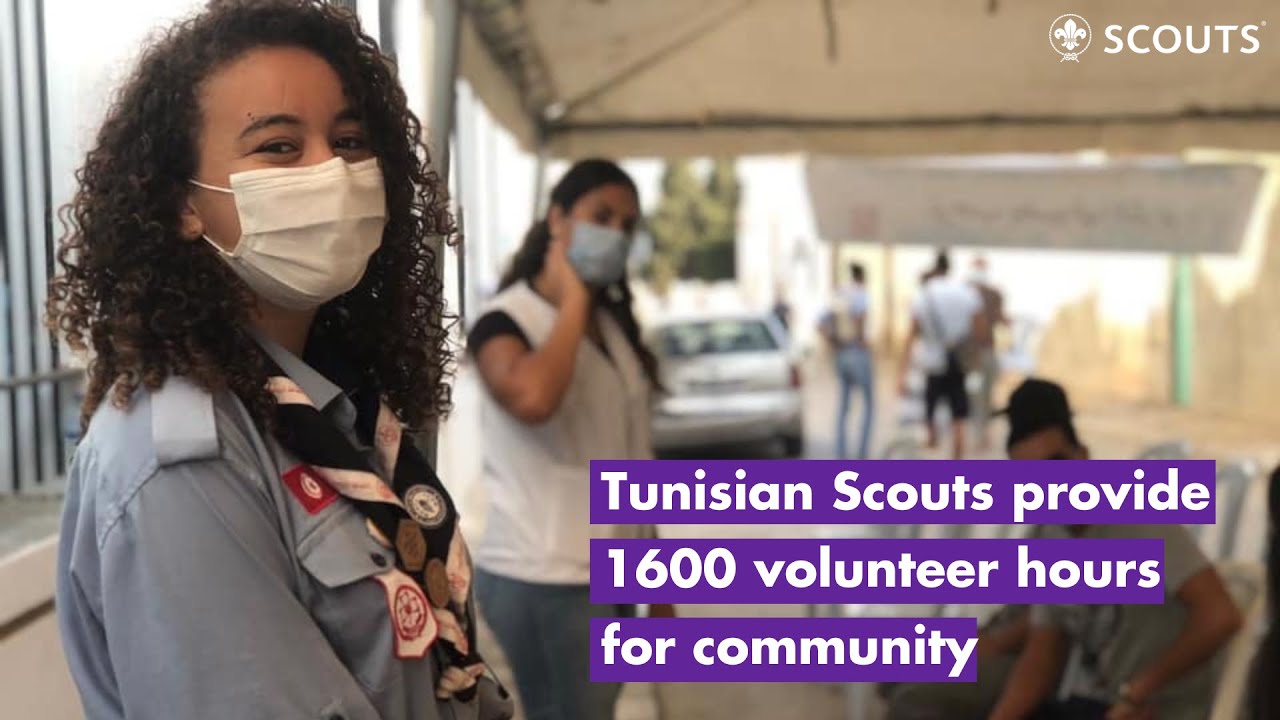 Tunisian Scouts volunteer 1600 hours of support for their community ...