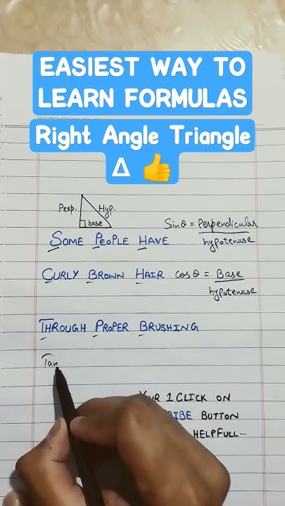 HOW TO MEMORIZE MATH FORMULAS | HOW TO LEARN MATH FORMULAS 💯👍 #shorts #maths #formula # ...