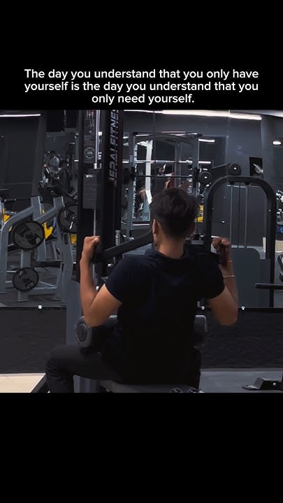 The day you understand that you only have yourself #youtube#motivation#youtubeshorts #cinematic# ...