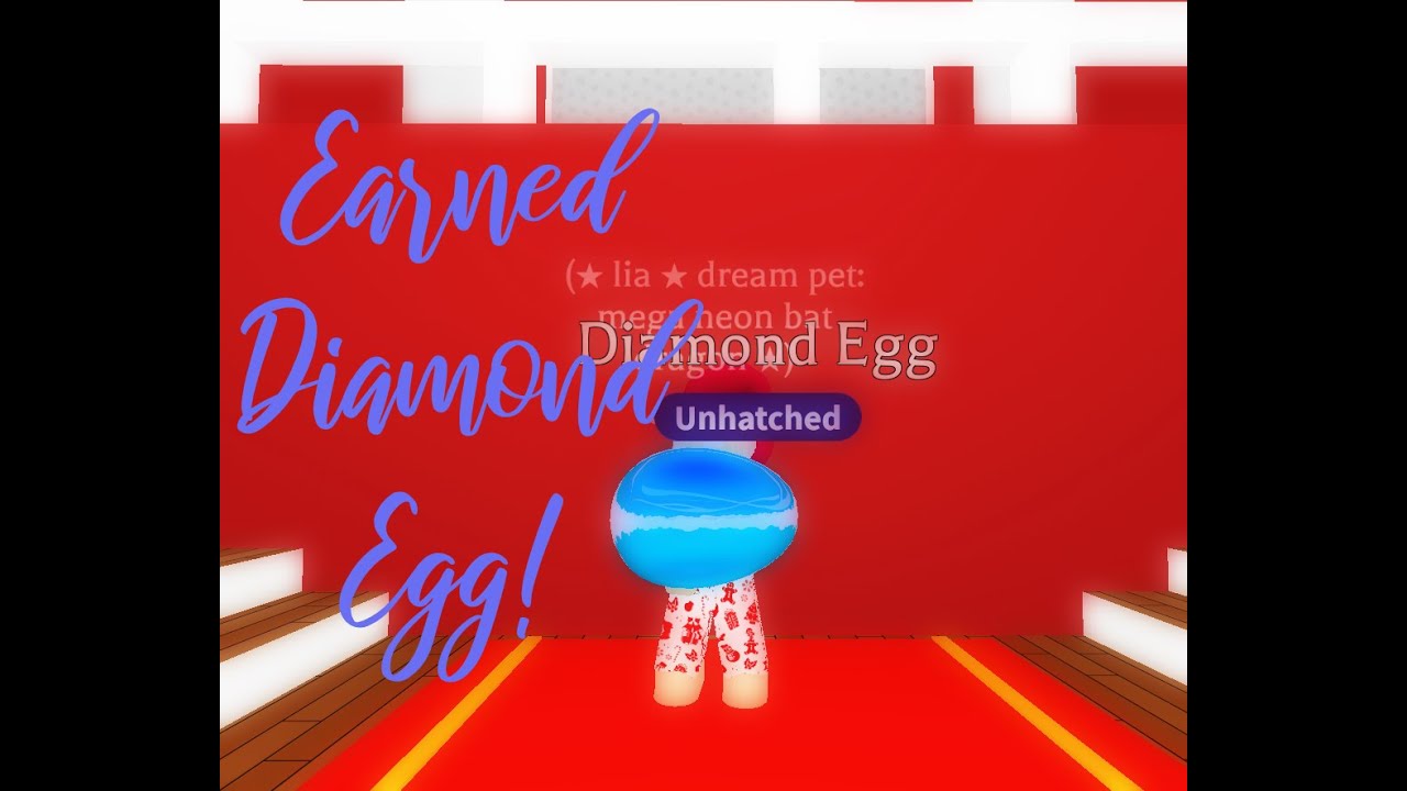 I EARNED THE DIAMOND EGG! - ROBLOX Adopt Me! - Cupcake Playz! - YouTube