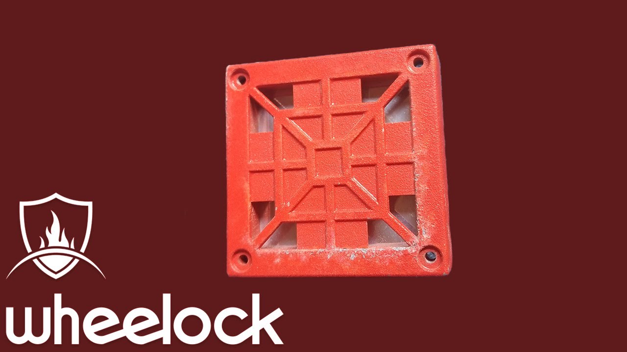 Wheelock 34T-24 Mechanical Horn Continuous Fire Alarm Test - YouTube