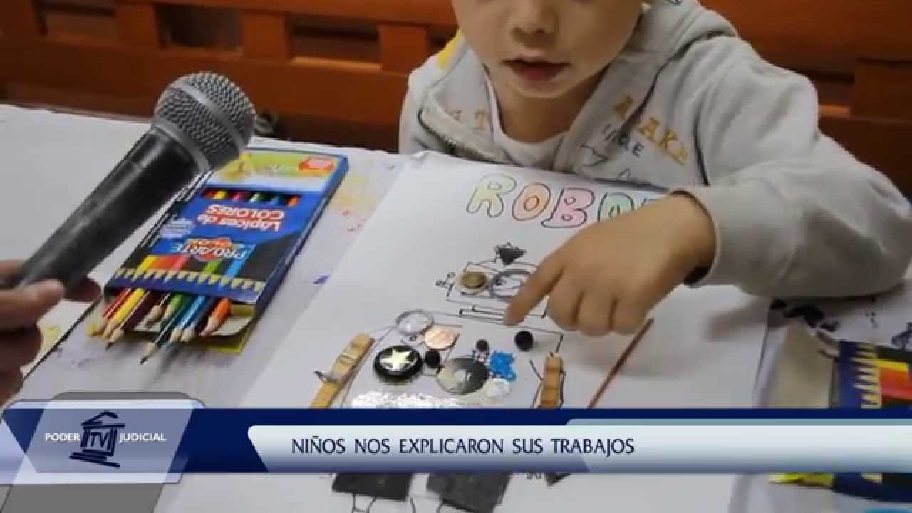 Noticiero Judicial: Taller de collage y medio ambiente - YouTube