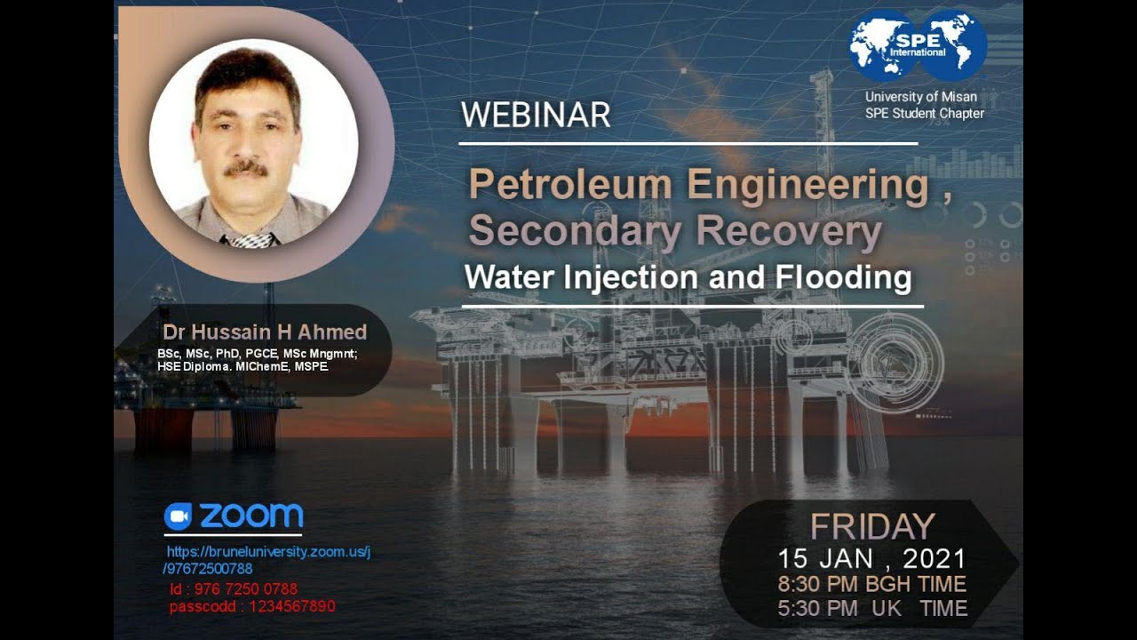 Petroleum engineering, Secondary Recovery Water Injection & Flooding ...