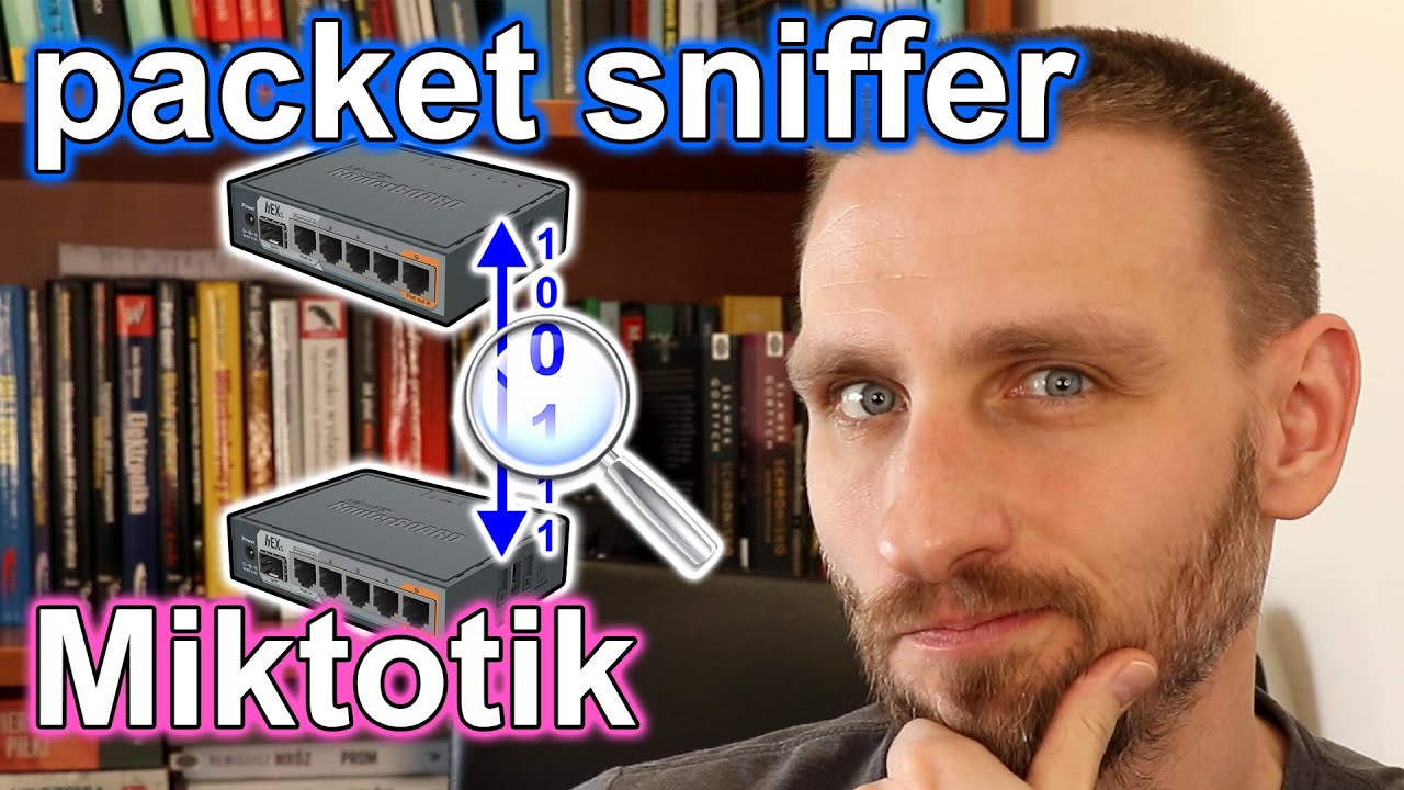 Podsłuchiwanie transmisji w sieci LAN - Mikrotik packet sniffer - YouTube