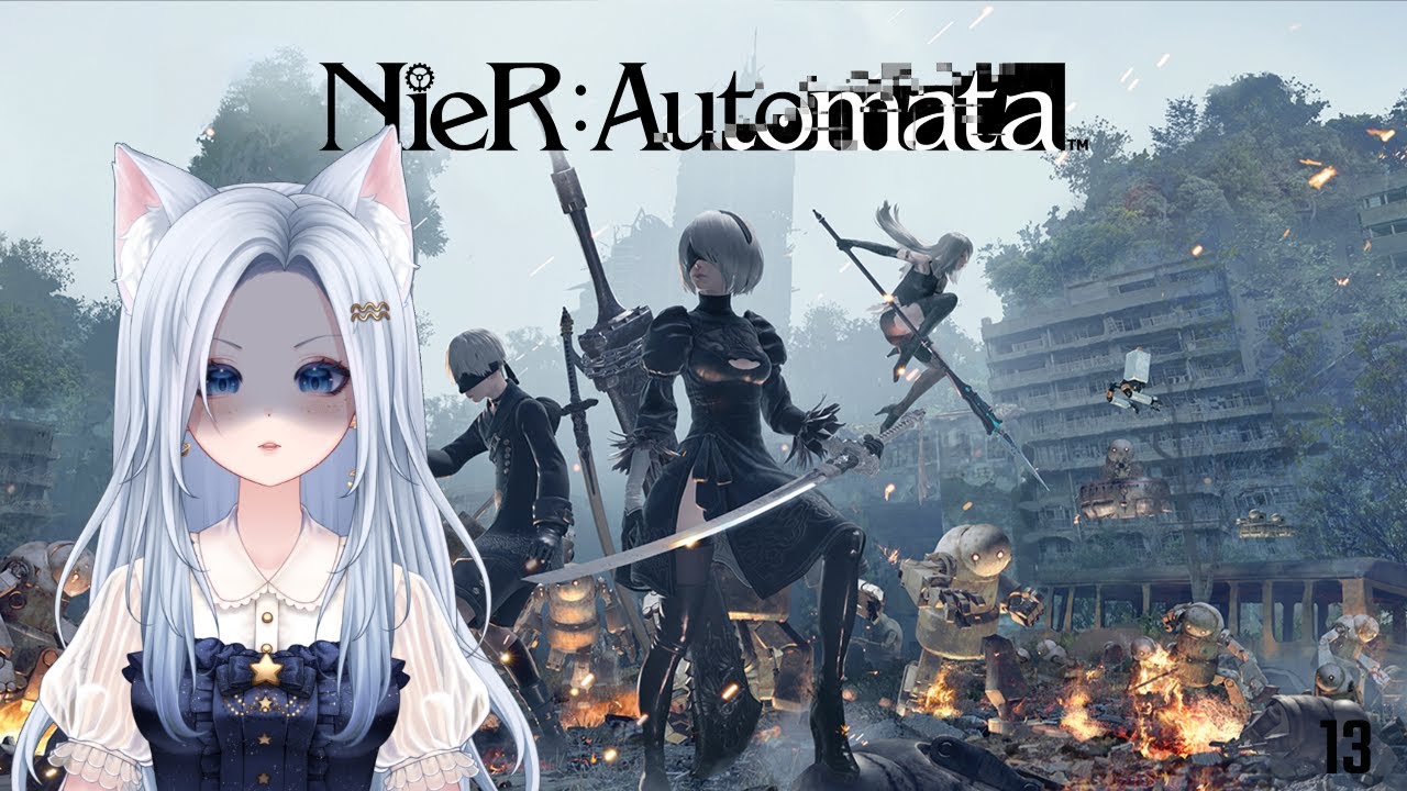 Pink Bow Time - NieR Automata - Part 13 - #vtuber - YouTube