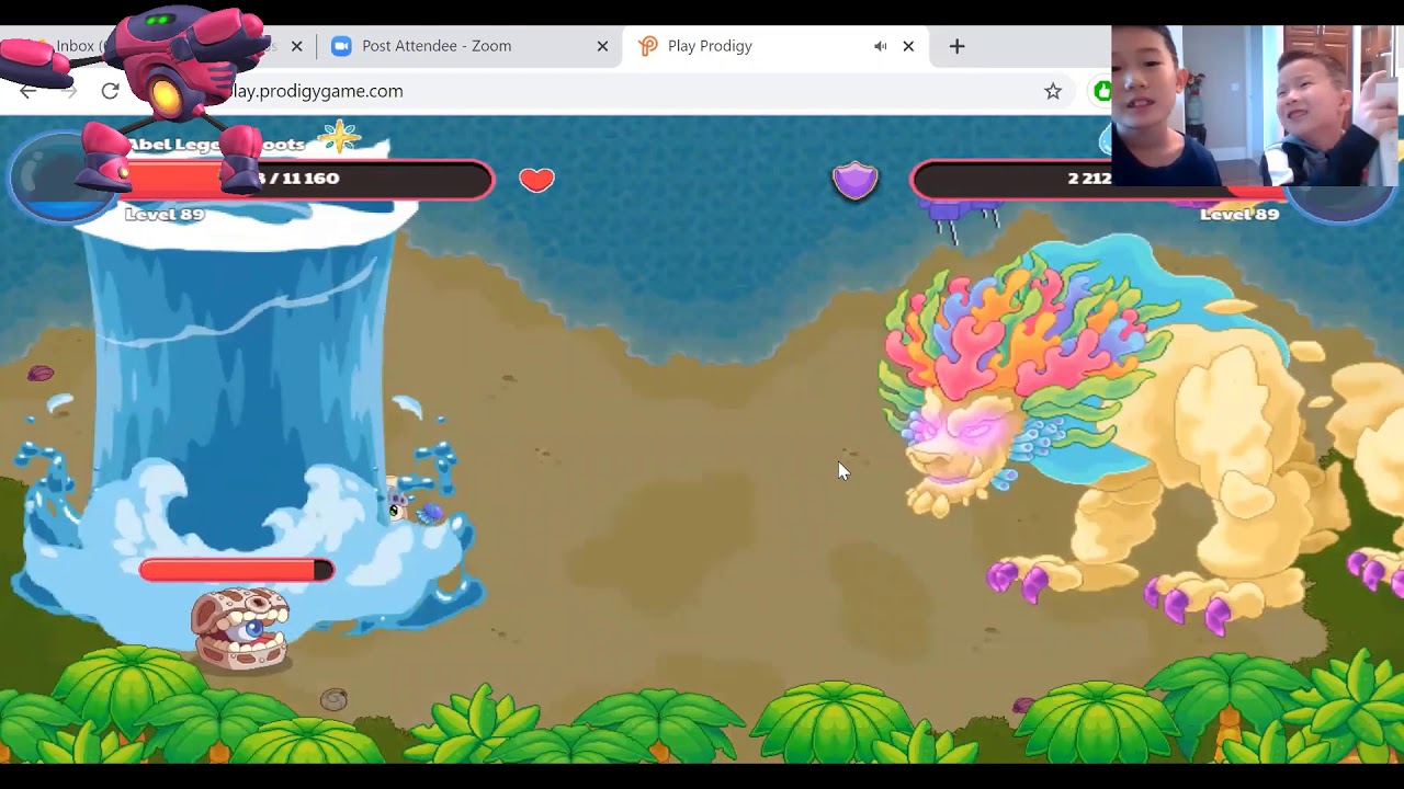 Battling The Titan In Shipwreck Shore - Prodigy Math Game - YouTube