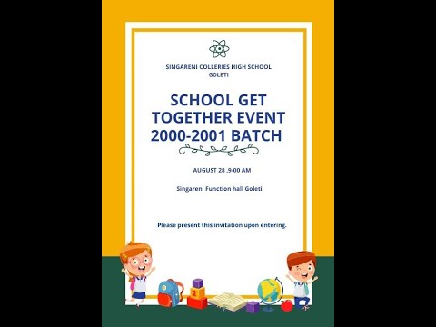 SCHS 10th GET TOGETHER 2000 - 2001 BATCH ( GOLETI) - YouTube