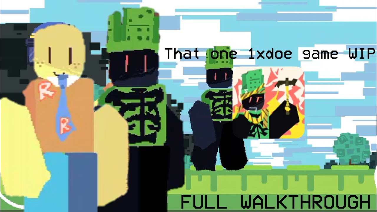 That one 1xdoe game WIP (FULL WALKTHROUGH) | Julian's Editor - YouTube