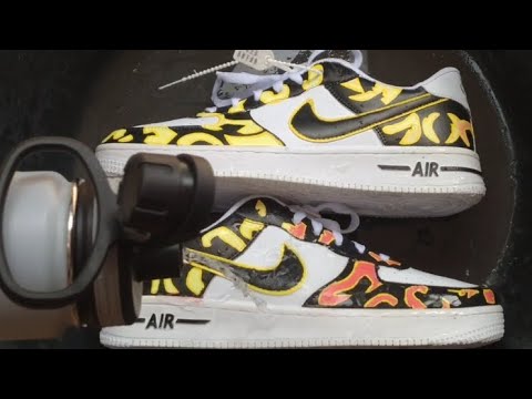 THERMOCHROMIC SHOE DESIGN (COLOR CHANGING) | AF1 CUSTOM - YouTube