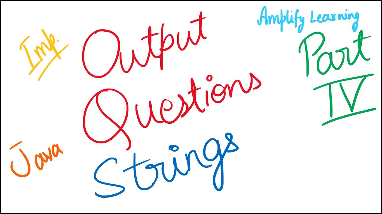 Output Based Questions Important Questions In Java Icse Computer 7311