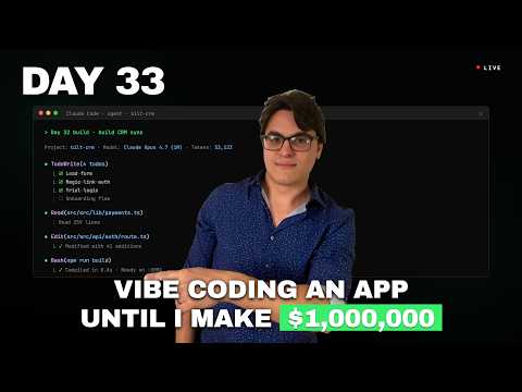 Day 33 – Vibe Code Marketing an App Until I Make $1M | ARR: $3,744