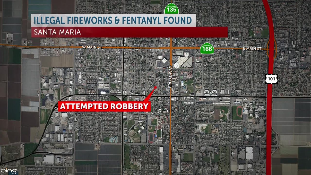 Santa Maria Police seize illegal fireworks, weapons, and drugs - YouTube