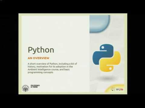 AmI-2016-L03 Python basics - YouTube