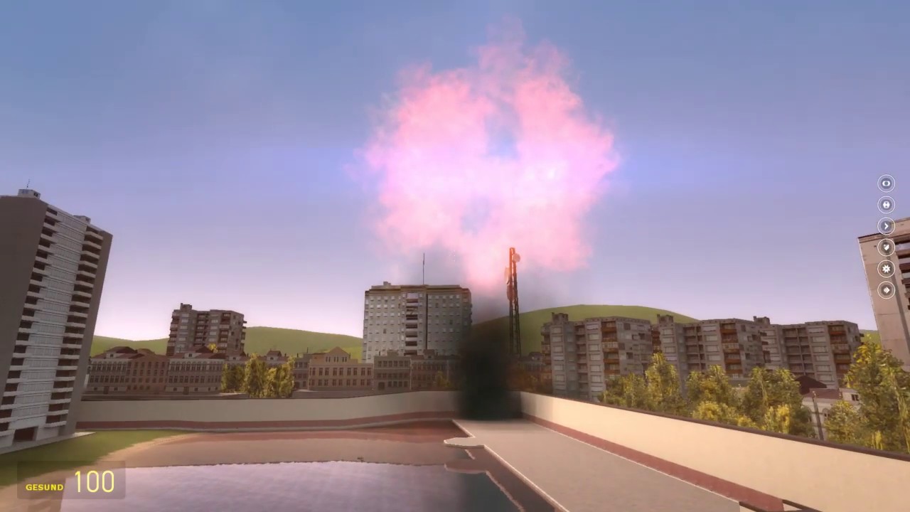 Garry's Mod SpiderMod and Tactical Nuke - YouTube