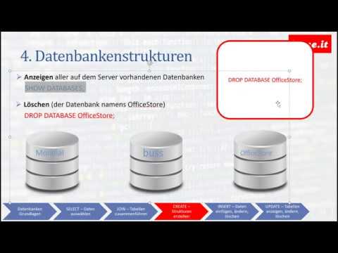4 MySQL- CREATE TABLE Tabellen erstellen (Teil 1/2) - YouTube