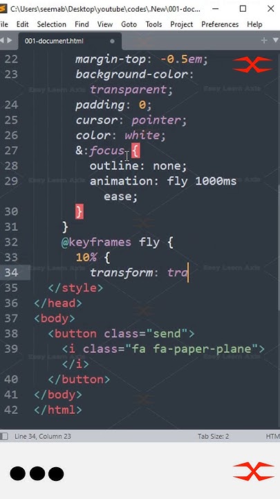 Paper Plane | HTML CSS - YouTube