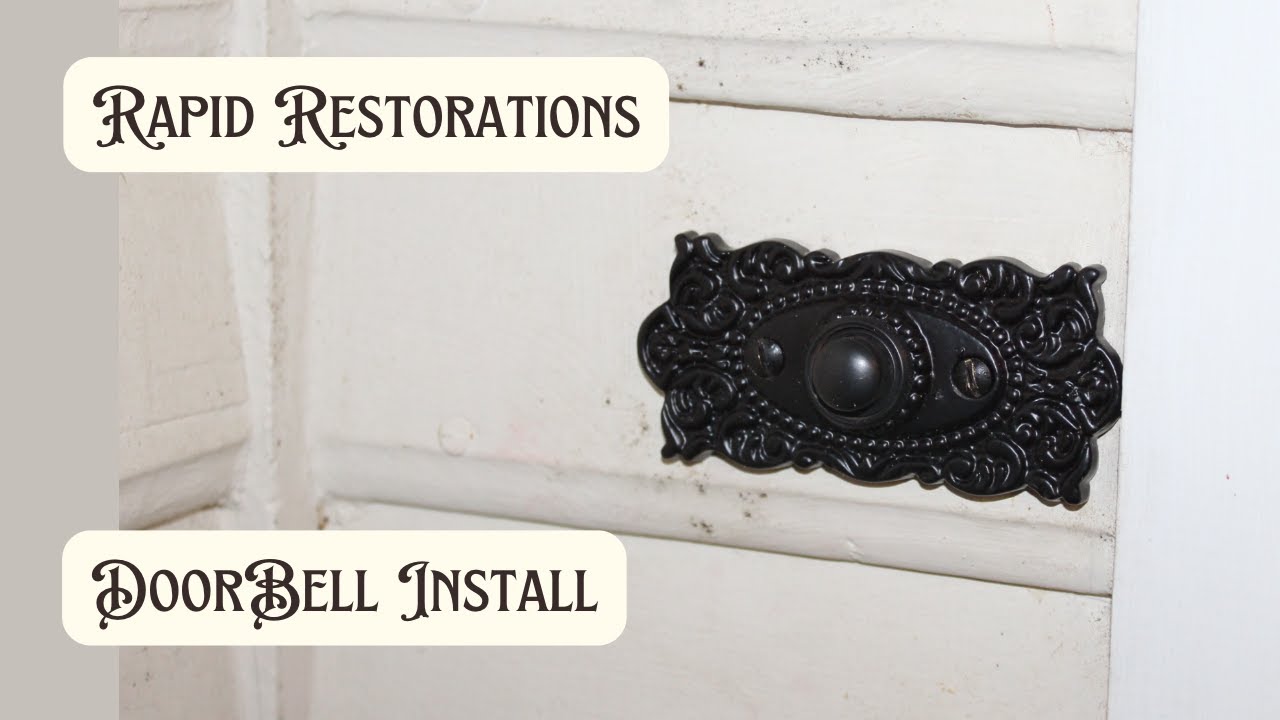 Retro Styled DoorBell Installation - YouTube