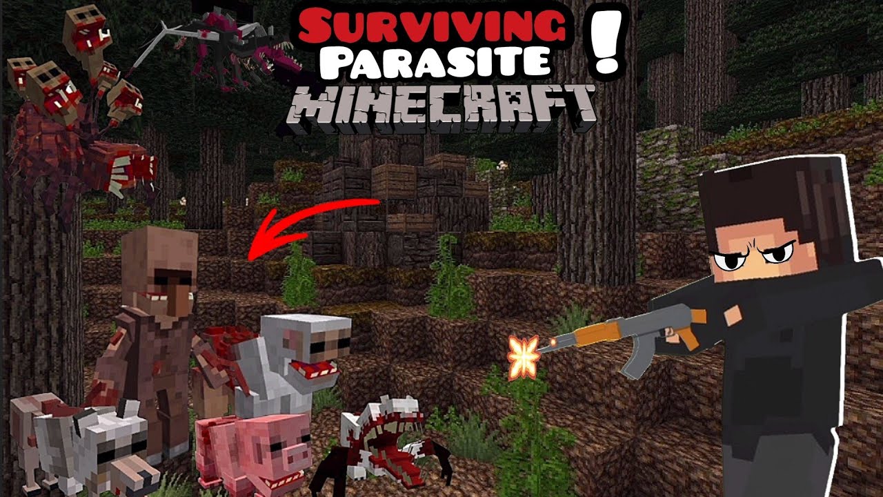 Can I Survive This Dangerous⚠️ Parasite Apocalypse🪱In Minecraft. - YouTube