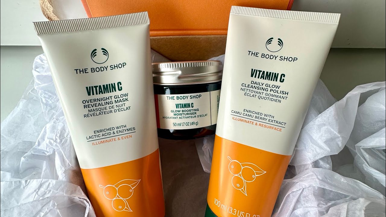 The Body Shop Vitamin C Skincare - YouTube
