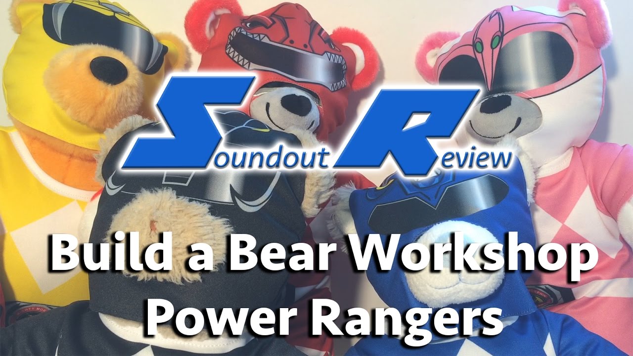Build-a-Bear Workshop - Power Rangers Bears and Costumes [Soundout ...