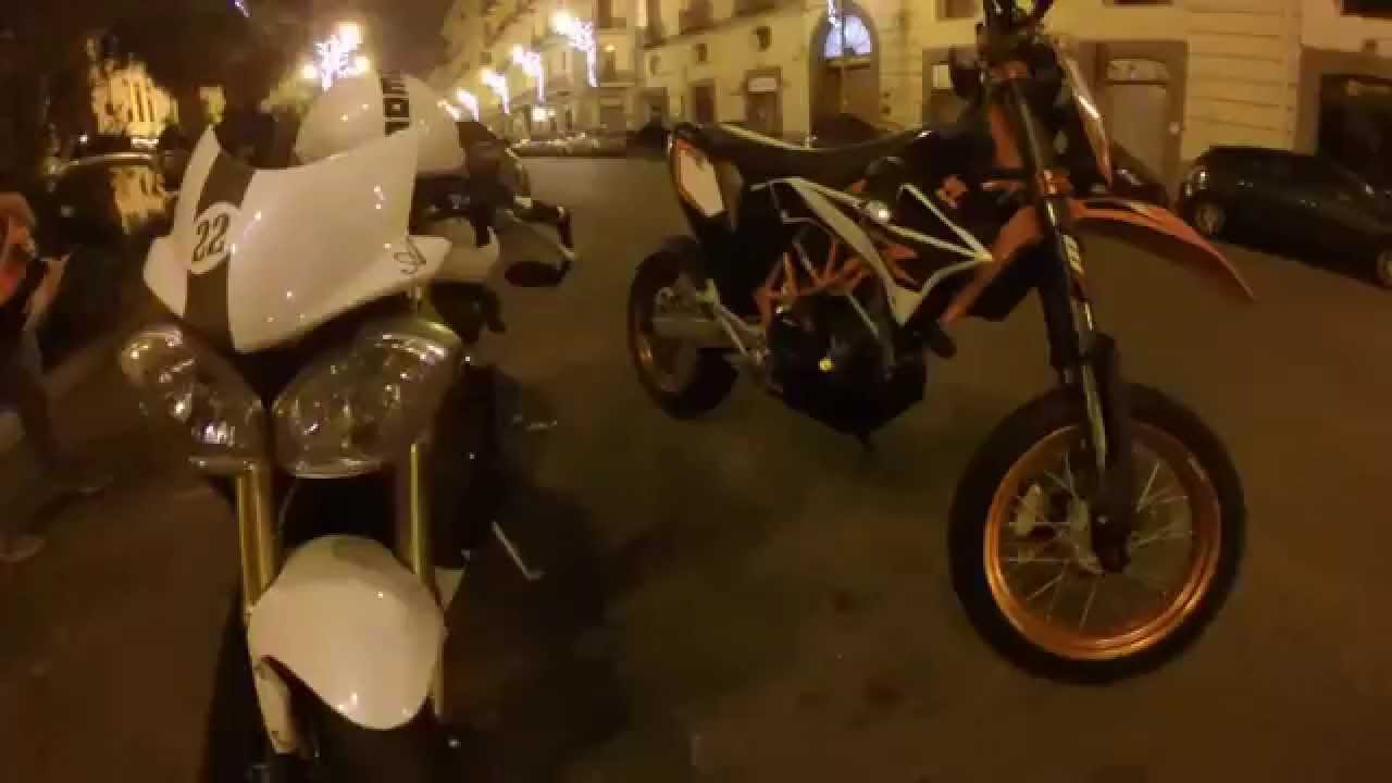 Supermoto Night ride ! Ktm smcr 690 - YouTube