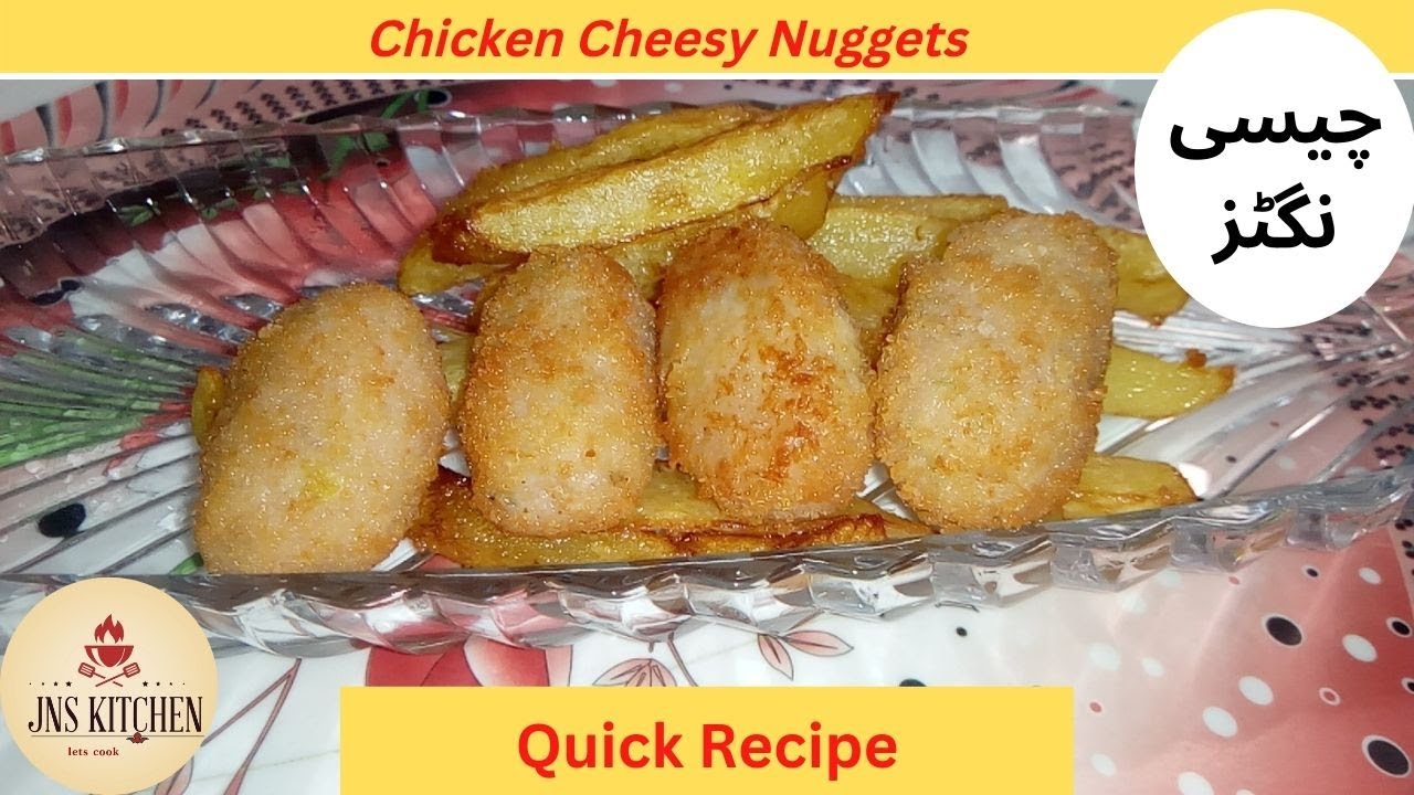 Chicken Cheese Nuggets recipe | Cheesy nuggets recipe | Cheesy nuggets ...