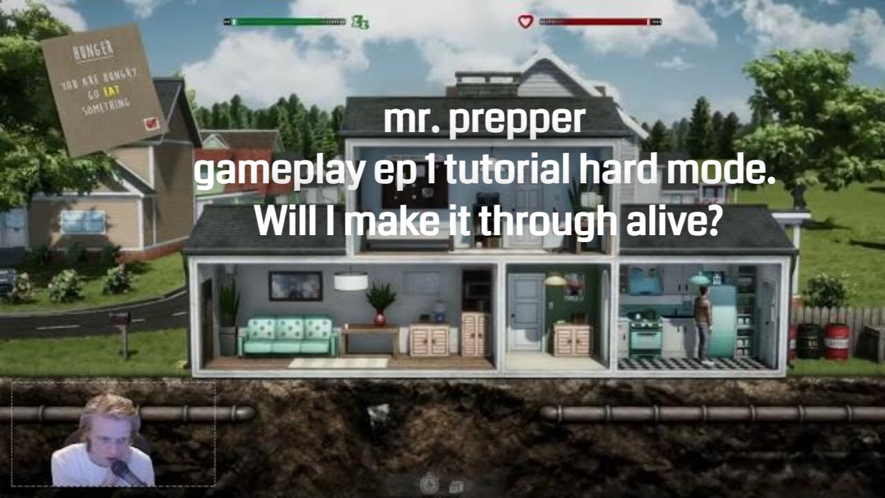 mr. prepper gameplay ep 1 tutorial hard mode. Will I make it through alive?🤞 - YouTube