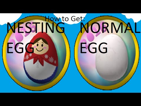 How To Get: Normal Egg & Nesting Egg | Egg Hunt 2016 | ROBLOX - YouTube