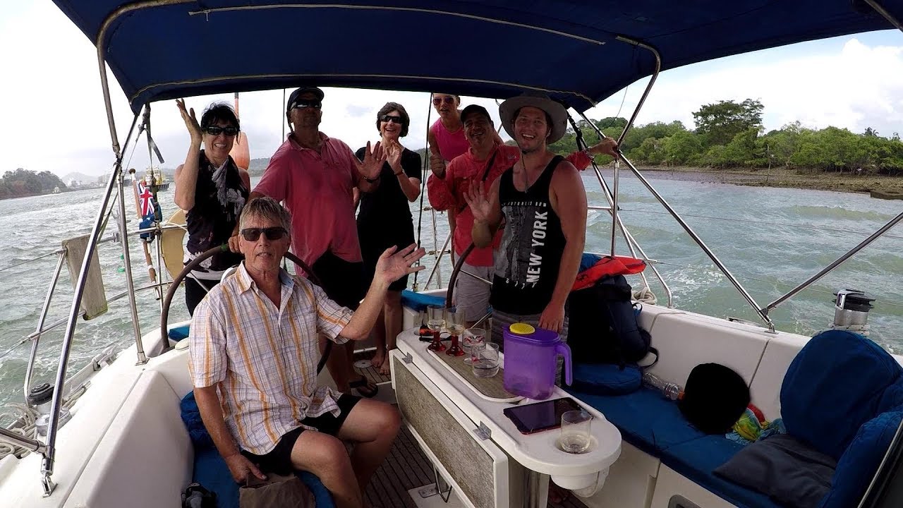 Transiting The Panama Canal As Line Handlers - Day 2 (DJs Dives) - YouTube