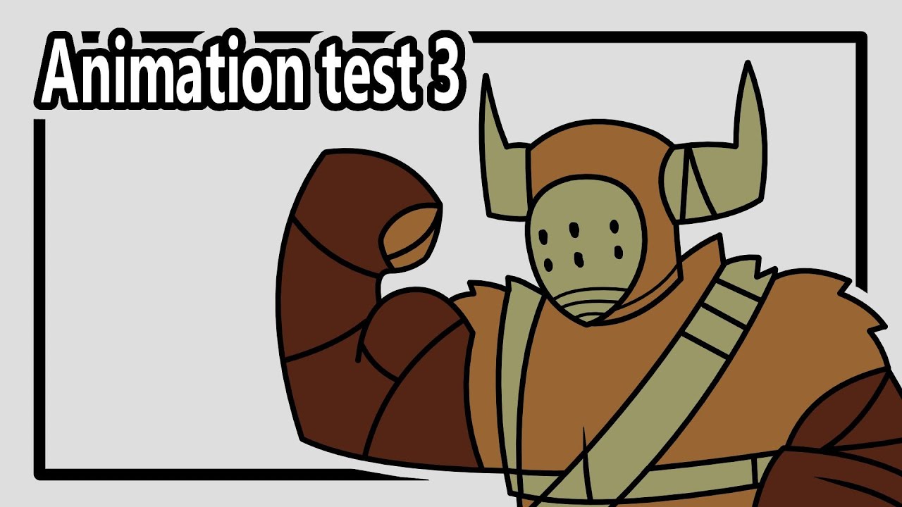 Animation test 3: Barbarians get buff - YouTube