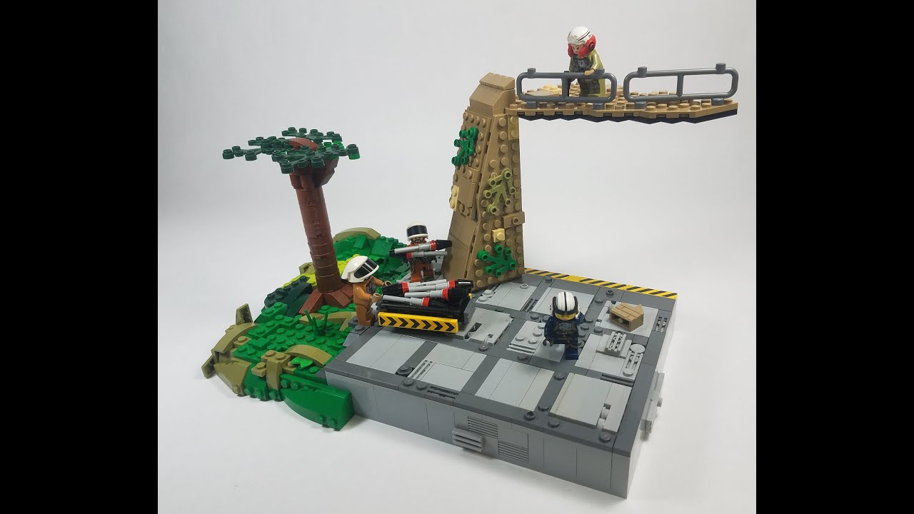 Rebel Base on Yavin 4 - Star Wars - LEGO MOC - YouTube