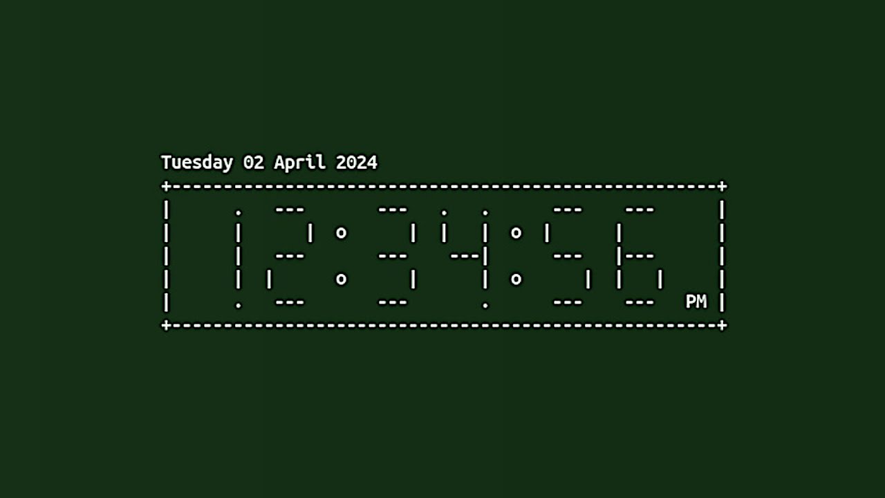 Ticking clock (bash) - YouTube