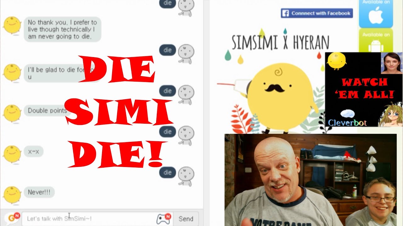 Simsimi Chatbot Funny Video | Die Simi Die! - YouTube