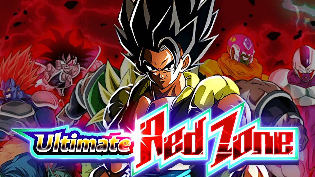 EZA LR STR GOGETA BLUE VS ULTIMATE RED ZONE BROLY | Dragon Ball Z ...