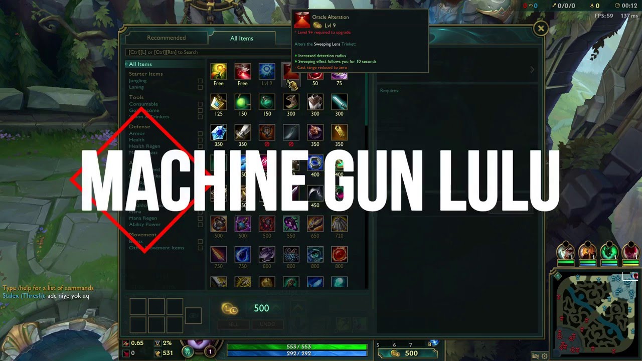 Machine Gun LuLu - Full ATK Speed - YouTube