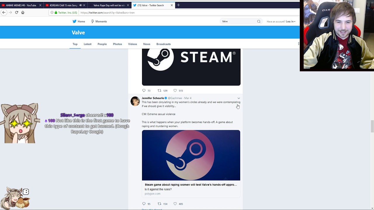 The most controversial game on steam news - YouTube