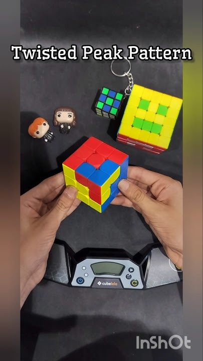 How To Make Twisted Peak Pattern On Rubix Cube! #rubix cube pattern #rubikscube - YouTube