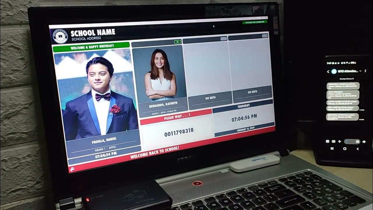 Attendance Monitoring System using RFID with SMS | C# MySQL - YouTube
