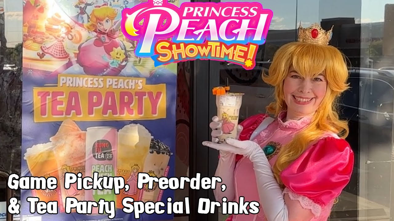 Princess Peach Showtime! - Game Pickup, Preorder Bonus, and Kung Fu Tea ...