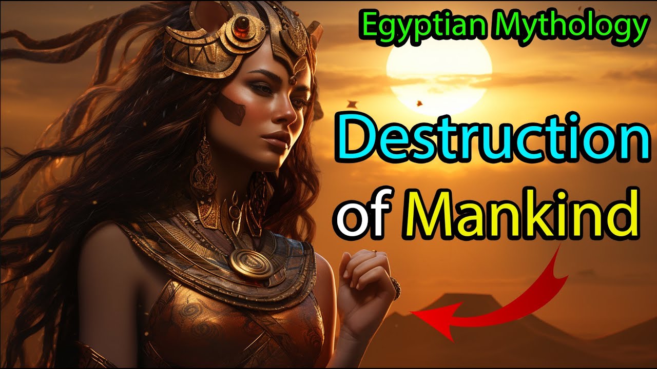 Destruction of Mankind | Book of the Heavenly Cow | Egyptian Mythology ...