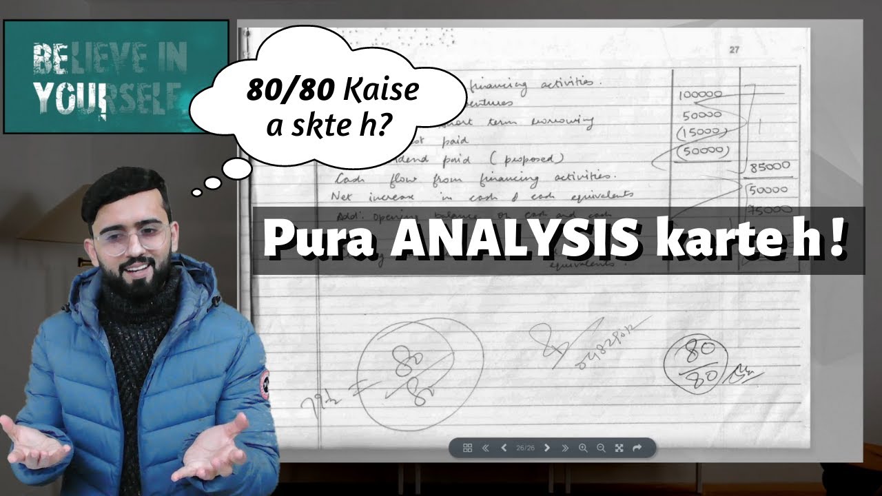 Presentation of Toppers' Answer Sheet | Discussion about Working Notes ...