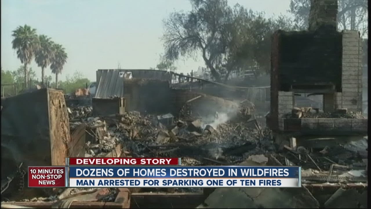 Arson arrest made in San Diego wildfires - YouTube