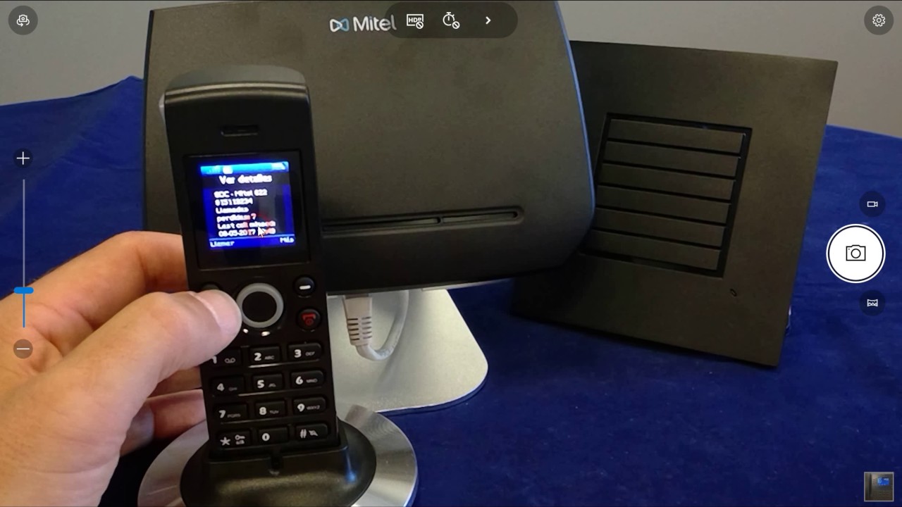 Mitel DECT 112. Registro de llamadas - YouTube