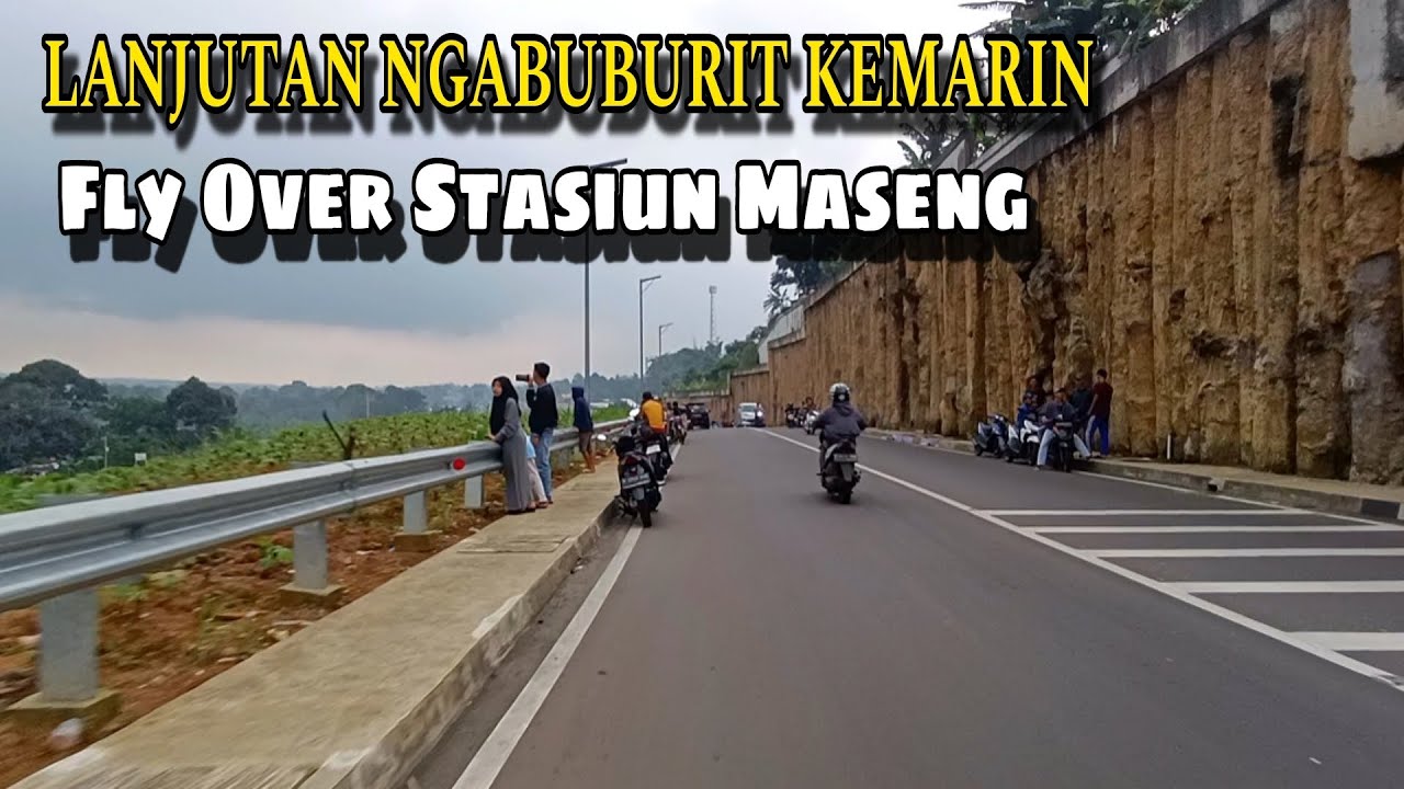 Buka Puasa Bersama, Ngabuburit Fly Over Stasiun Maseng - YouTube