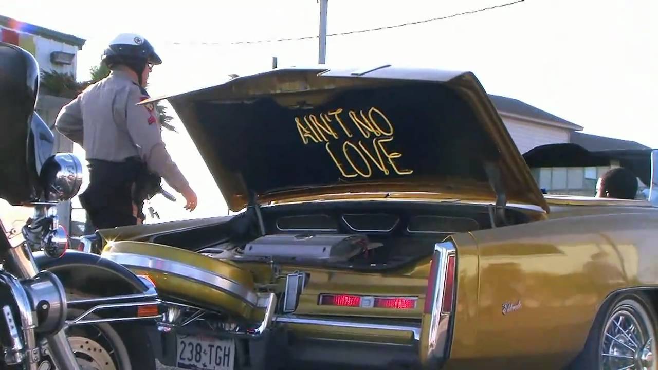 Candy Gold Cadillac Slab- PoP TRunK. Gets pulled over. TEXAS - YouTube
