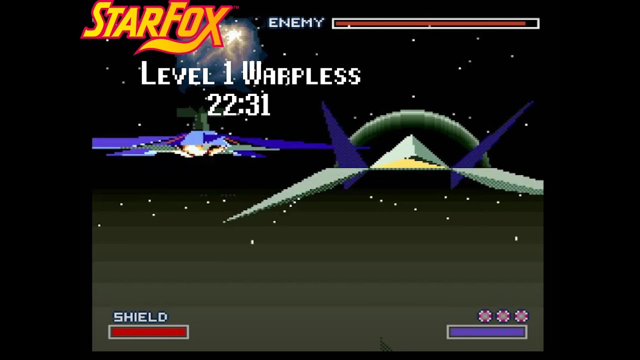 Star Fox - Level 1 (Warpless) 22:31 - YouTube