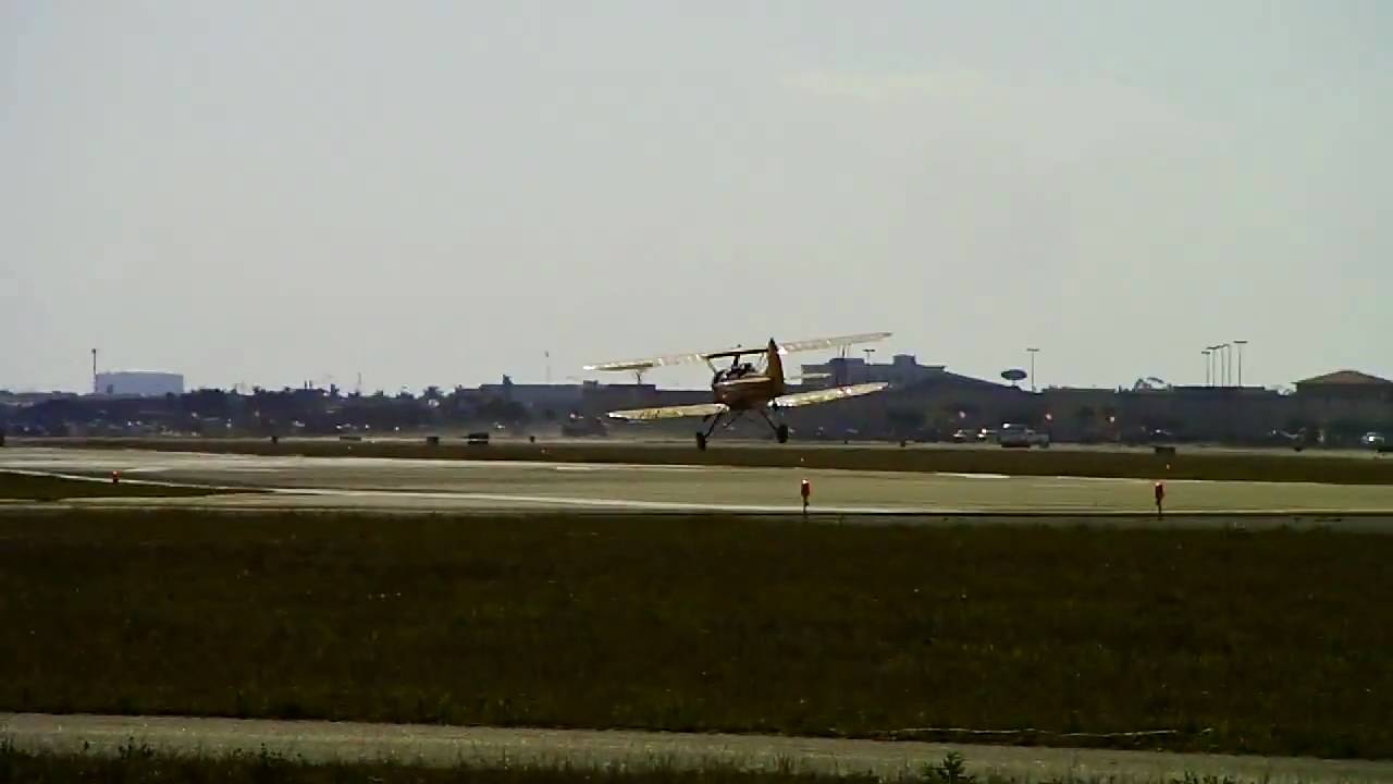 Small Plane Landing Page Field - YouTube