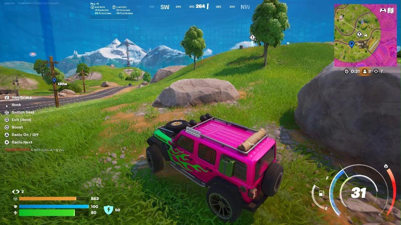 Fortnite Jeep Fun and the Win - YouTube