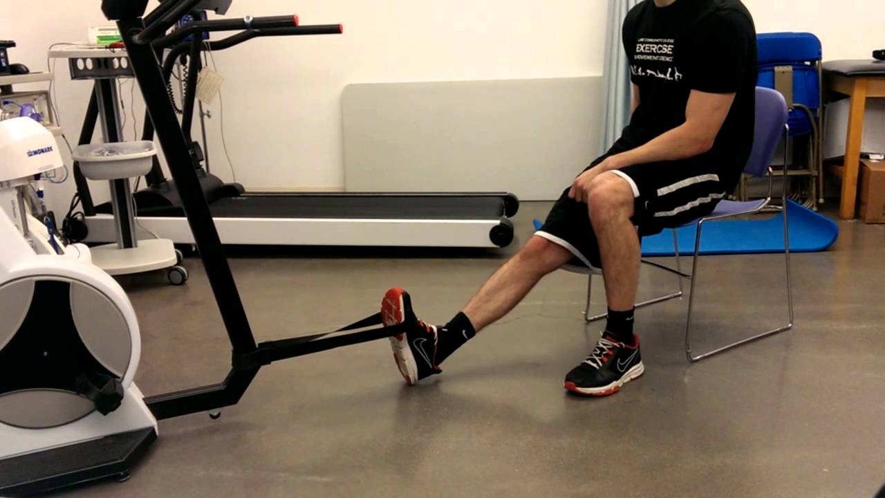 Isometric dorsiflexion - YouTube