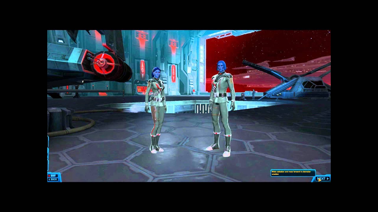 HD | SWTOR - Creating your character - Tutorial - YouTube